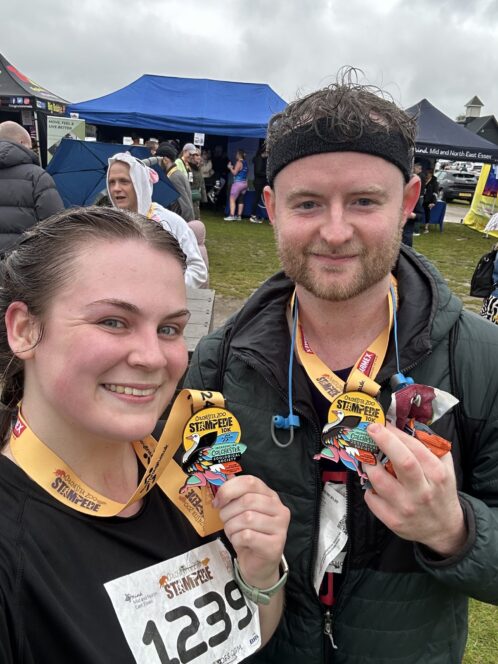 Ipswich Half Marathon 2024 - Jessica Mower & Sam Doran - Suffolk Mind